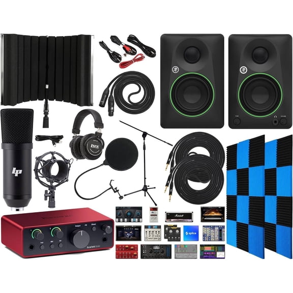 Focusrite Scarlett 2i2 4th Generation 2-in 2-out USB Audio Interface ...