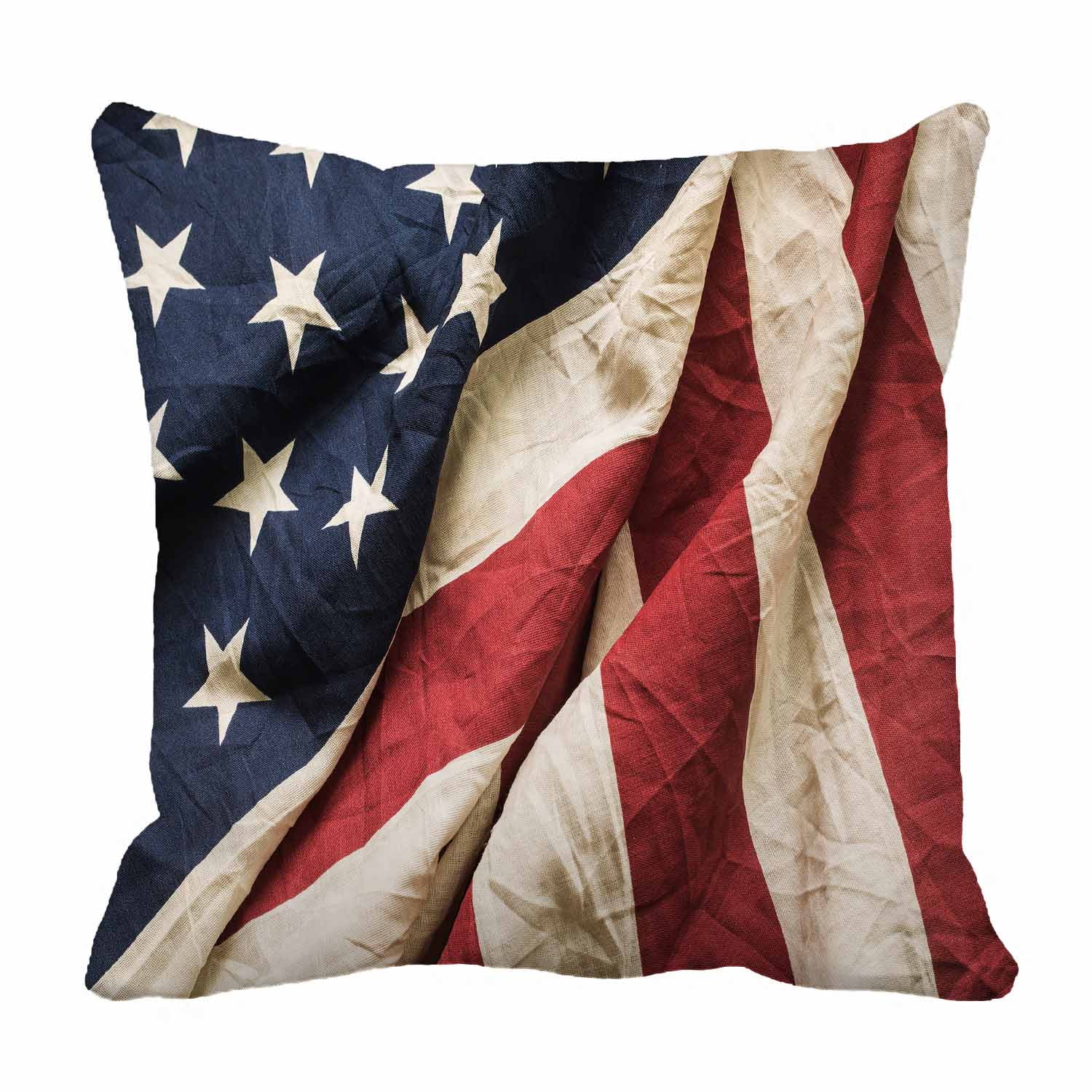 PKQWTM Old American Flag Memorial Day 4Th July Dependence Day Bed Decor ...
