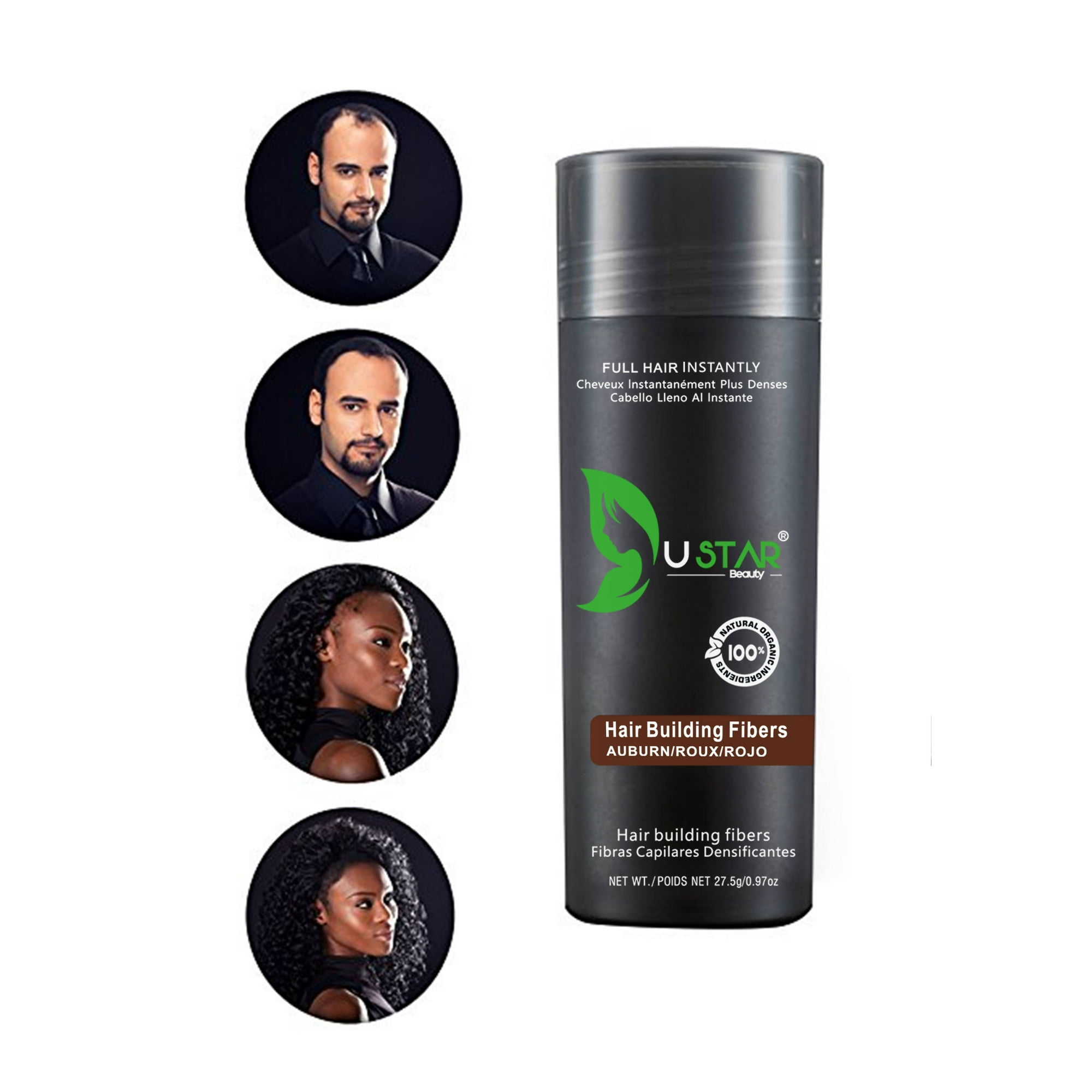 Click here for Ustar Beauty Ustar Hair Building Fibers Auburn .97... prices