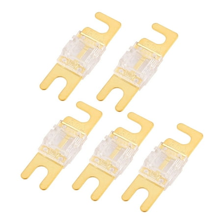 5 pcs Mini-ANL Fuses 80A Car Audio Power Wire Boat Auto Electronics ...