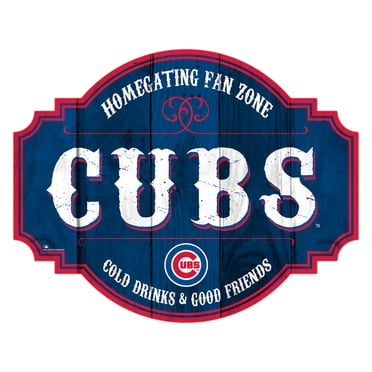 Chicago Cubs 24'' Round Heritage Logo Sign - Walmart.com