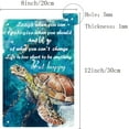 1pc Rectangle Metal Iron Sign Poster for Home Wall Decoration Tortoise ...