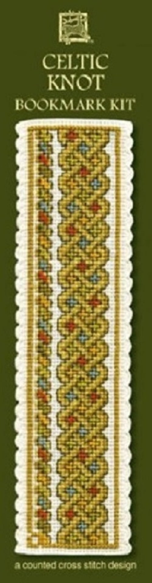 Textile Heritage Celtic Knot Bookmark - Green - Cross Stitch Kit ...