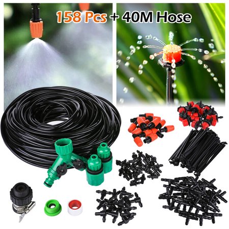 OUTERDO Micro Drip Irrigation Kit, Patio Plant Watering Kit Garden Mist ...