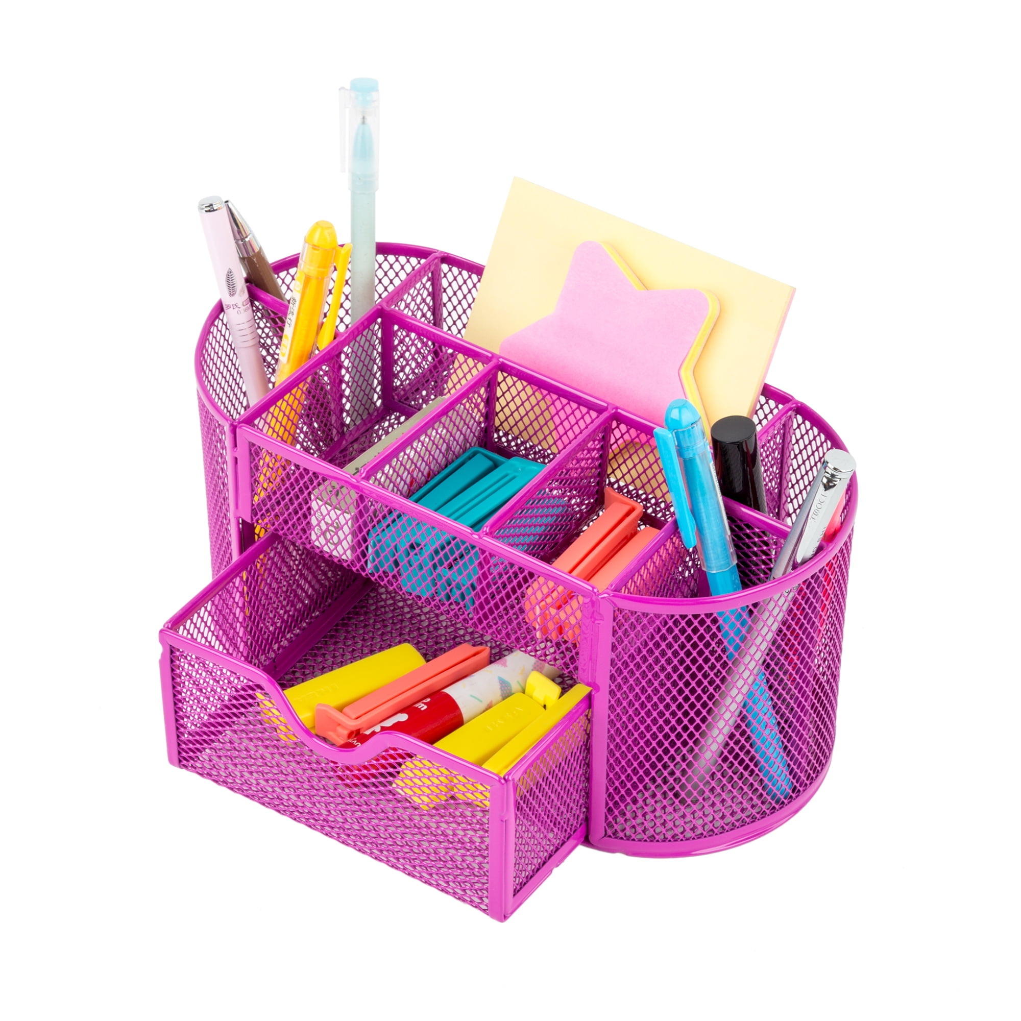 Pro Space Desktop Organizer Mesh Office Pencil Holder Desk Accessories ...