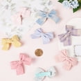8Pcs 4 Style Cute Bowknot Cloth Hair Clip Hair Accessories for Girls ...