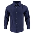 HVOBTTY Summer Men's Long Sleeve Collared ShirtsSolid Color Linen ...