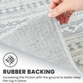 Suelur Runner Rugs 2x8 Gray Thin Hallway Runner Rugs Washable Runner ...