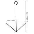 Metal Hanging Bracket for Bird Feeder Outdoor Garden,Sturdy Square ...