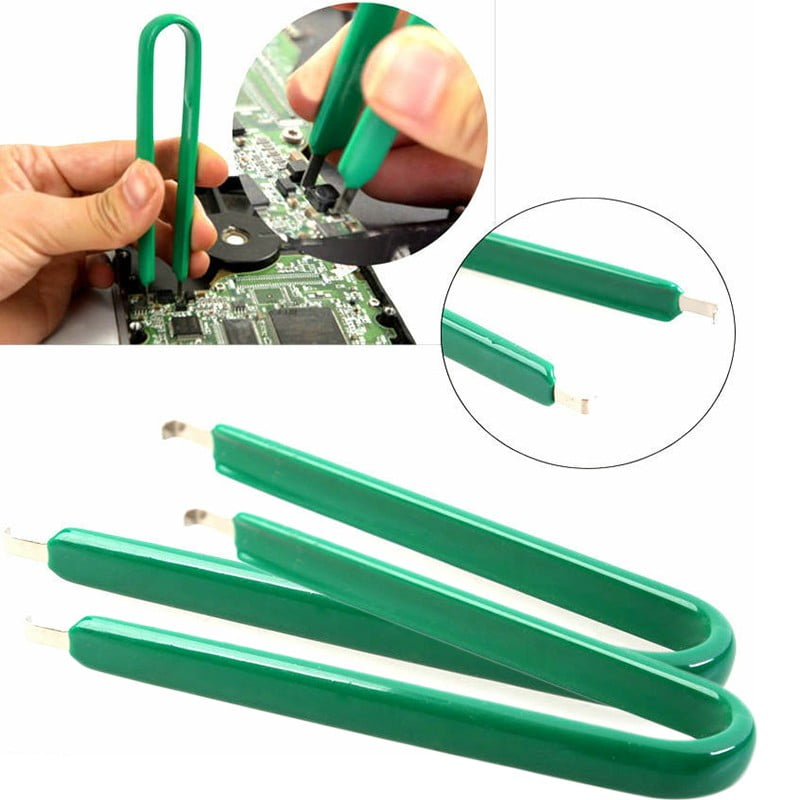 QXKE 2PC U Type Flat IC Chip Protect Plier ROM Circuit Board Extractor ...