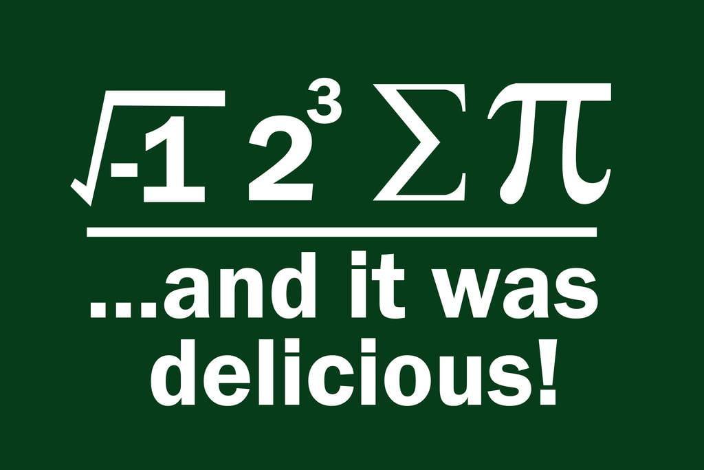 Laminated I Ate Sum Pi And It Was Delicious Math Poster For Middle ...
