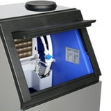 ZK-110 120V 495W 110lbs/50kg/24h Ice Maker Stainless Steel Transparent ...