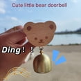 Cute Wooden Shape Doorbell Decorative Door Chimes Elegant Metal ...