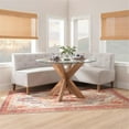 Kingfisher Lane Wood Upholstered Corner Nook Bench in Light Grey ...