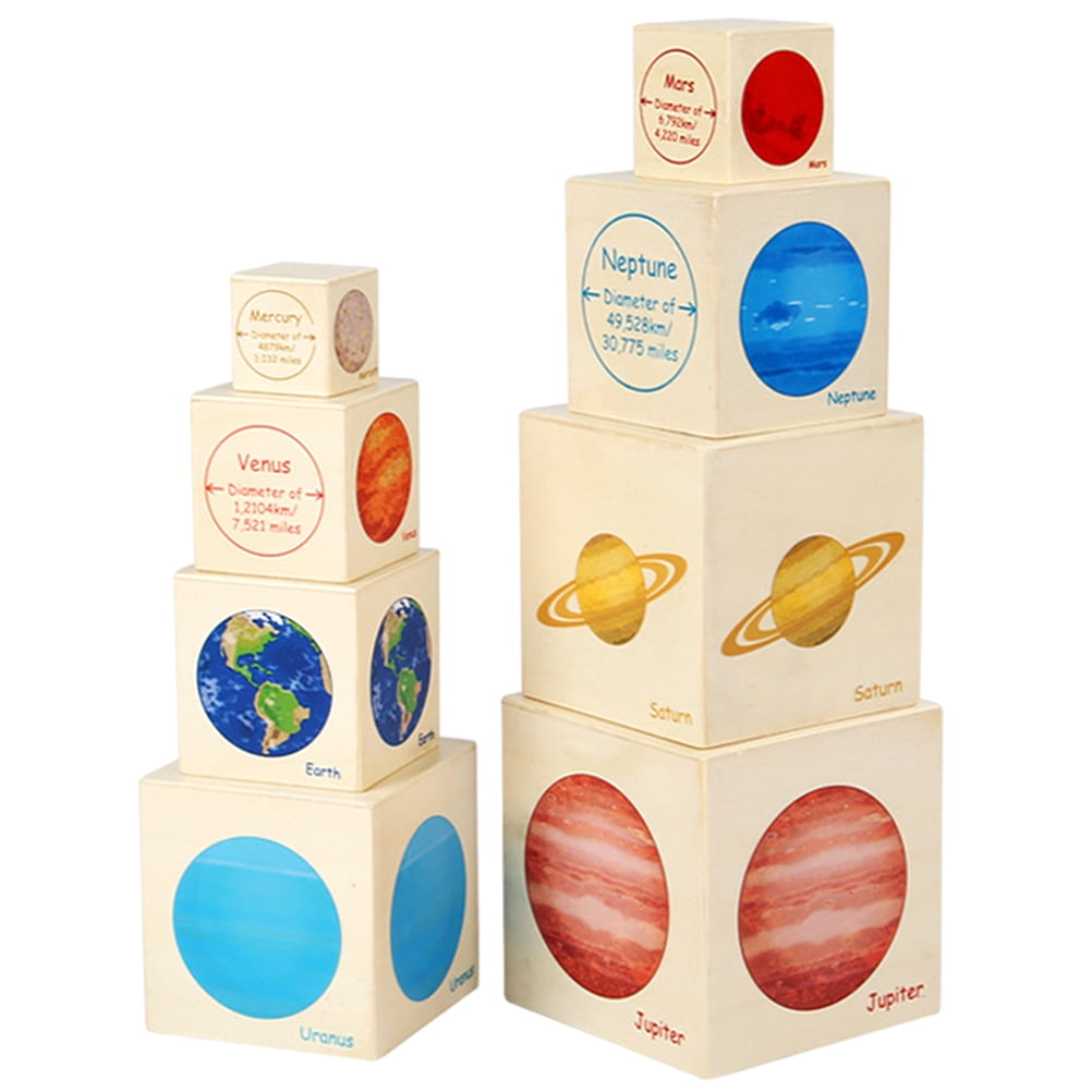 NUOLUX 1 Set Interesting Stacking Box Planet Stackable Toys Toddlers ...