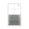 Duo Corp Double Slider Utility Window, 2 X 2 ft, Solid Vinyl with Home ...