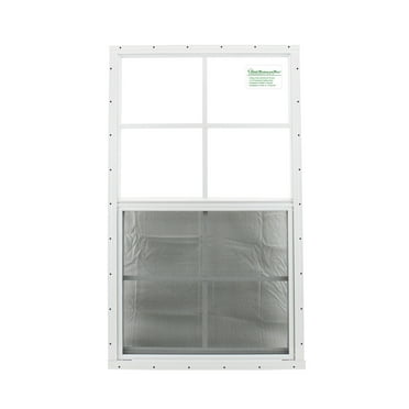 Mobile Home Window 36" x 8" Horizontal Slider. Obscured Glass Bathroom ...