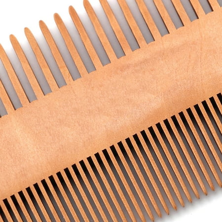 Pear Wood Bluezoo Double-sided Beard Comb Beard Portable Comb Care Care ...