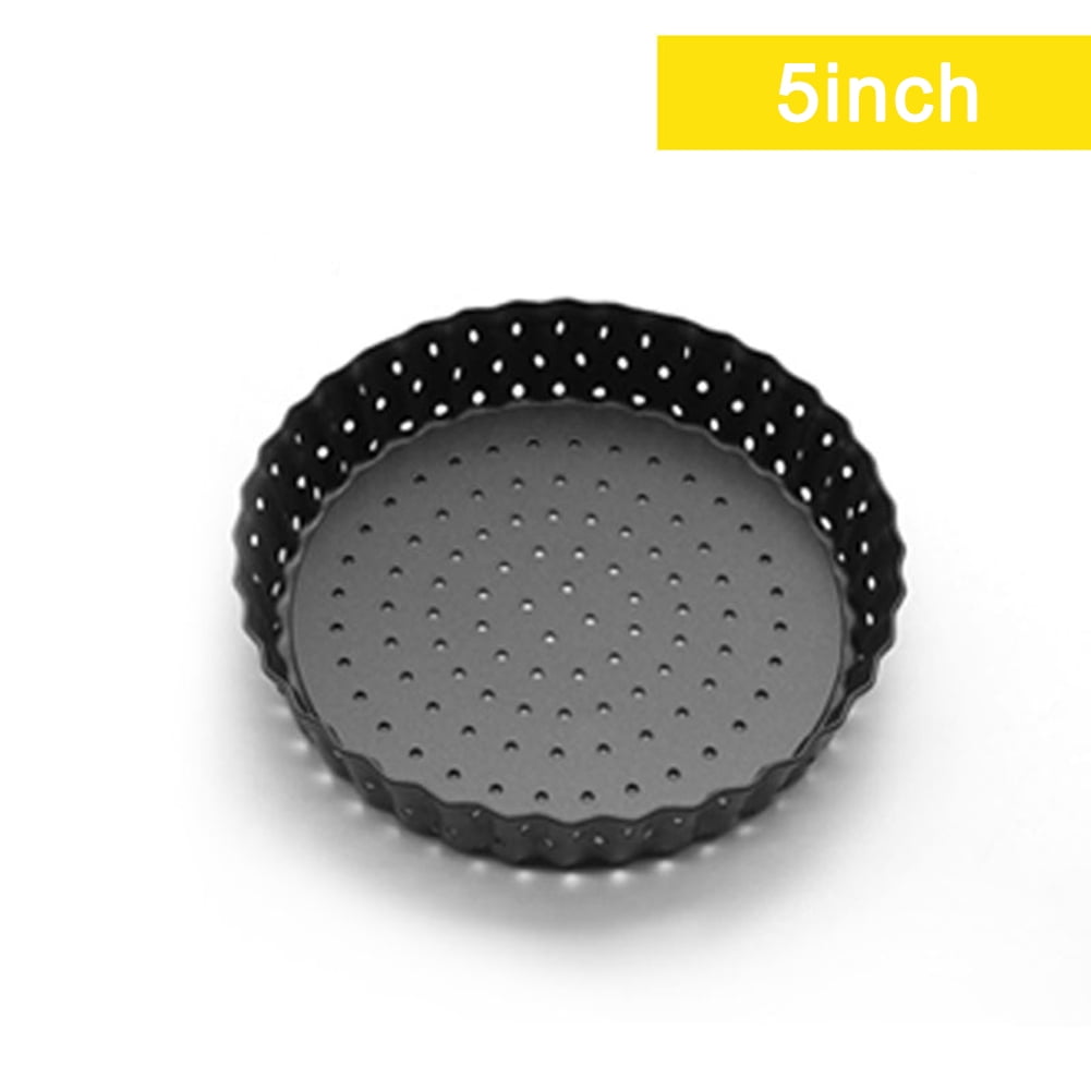 5/8/9 Inch Pizza Plate Mold Round Deep Dish Pizza Pan with Holes Carbon ...