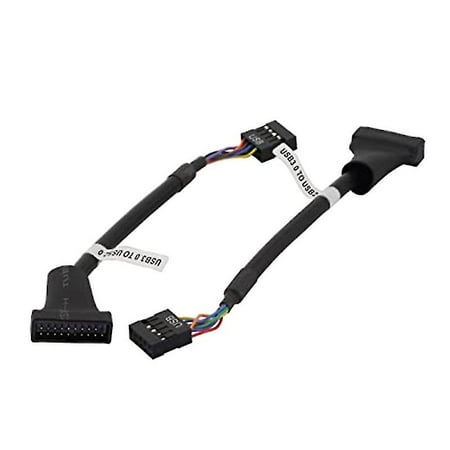 Usb 3.0 To Usb 2.0 Adapter 20 Pin Male Usb Header Convert To 9 Pin ...