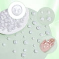 200Pcs 4 Styles Resin Imitation Pearl Beads Seashell Color 8~14x3~5mm ...