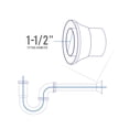 Highcraft 28181 Utility/ Milwaukee P-Trap for Tubular Drain ...