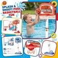 Adjustable Basketball Stand for Swimming Pool, Water Basketball Hoop ...