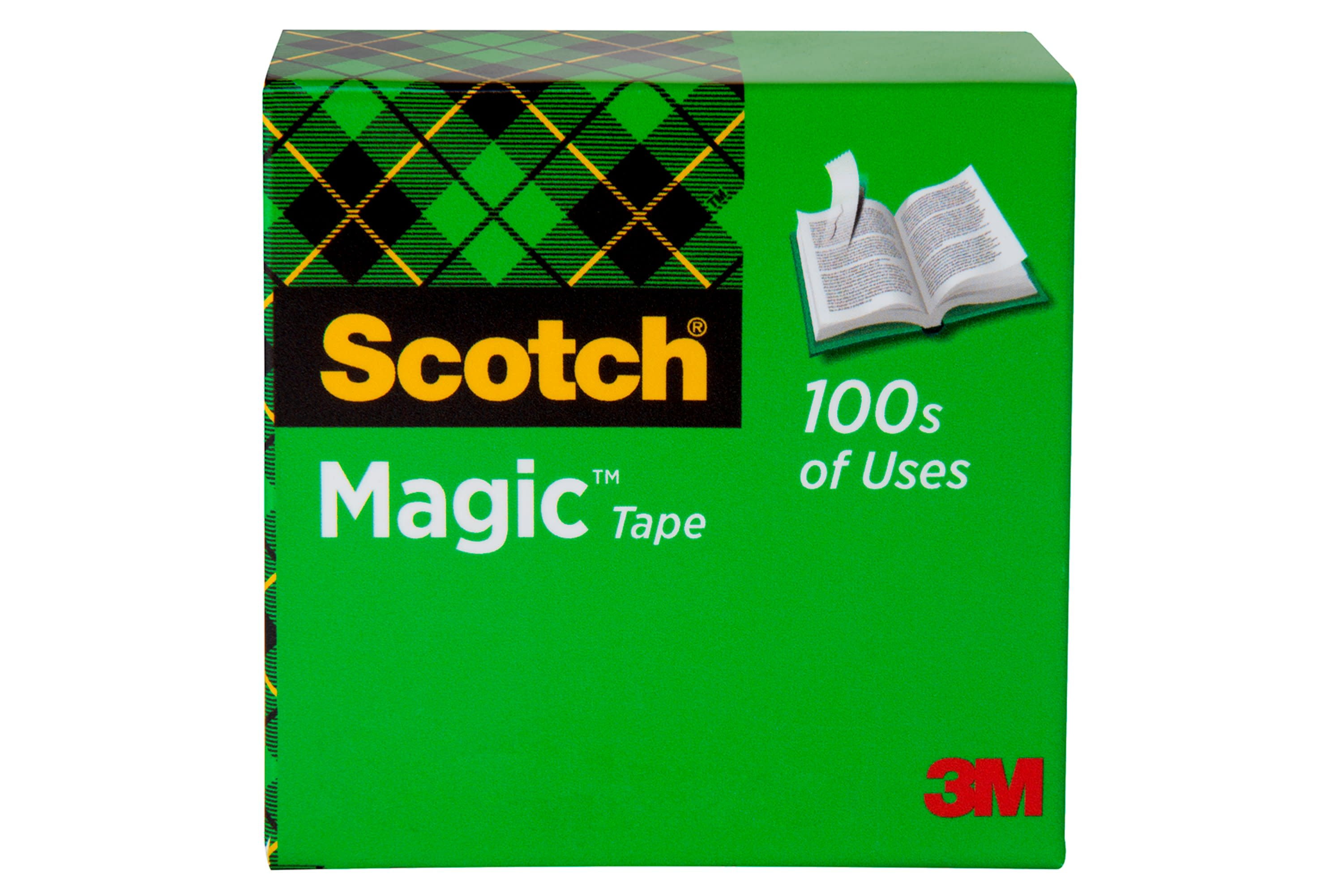Scotch Magic Tape, 1 in. x 1,296 in., 1 Box/Pack - Walmart.com