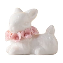 PEIBang Easter Bunny Decorations,Ceramic Rabbit Figurine Decor Vintage ...
