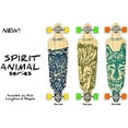 Yocaher Drop Down Longboard Complete - Spirit Animal WOLF - Walmart.com