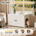 Cat Litter Box Enclosure niture Dog Proof, Hidden Kitty Washroom ...