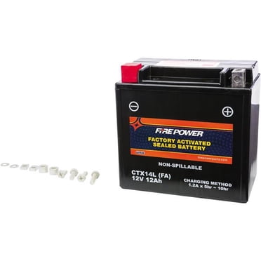 Fire Power Sealed Maintenance Free Battery - CTZ14S-BS - Walmart.com