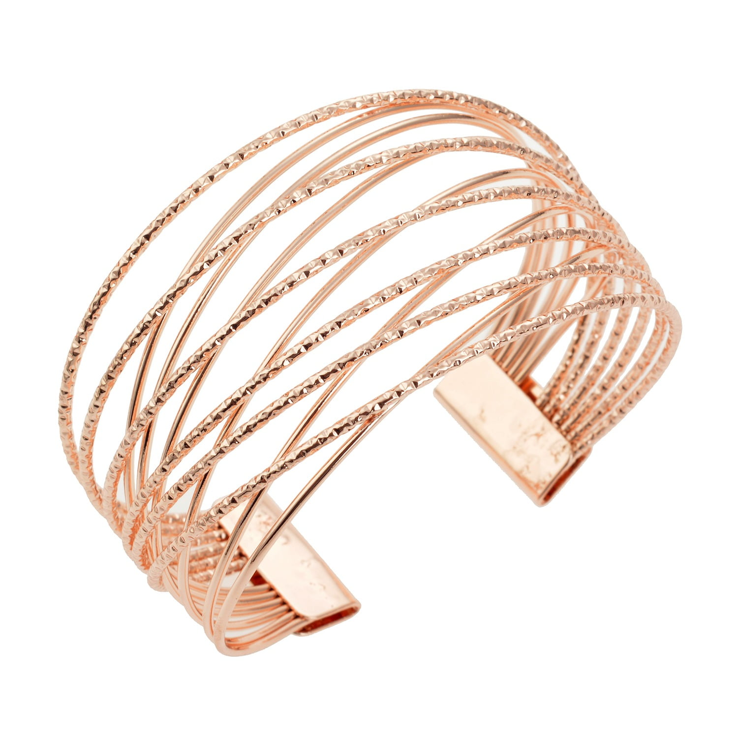 Click here for Nieqiuyun Bangle Bracelet For Women Rose Gold Cuff... prices
