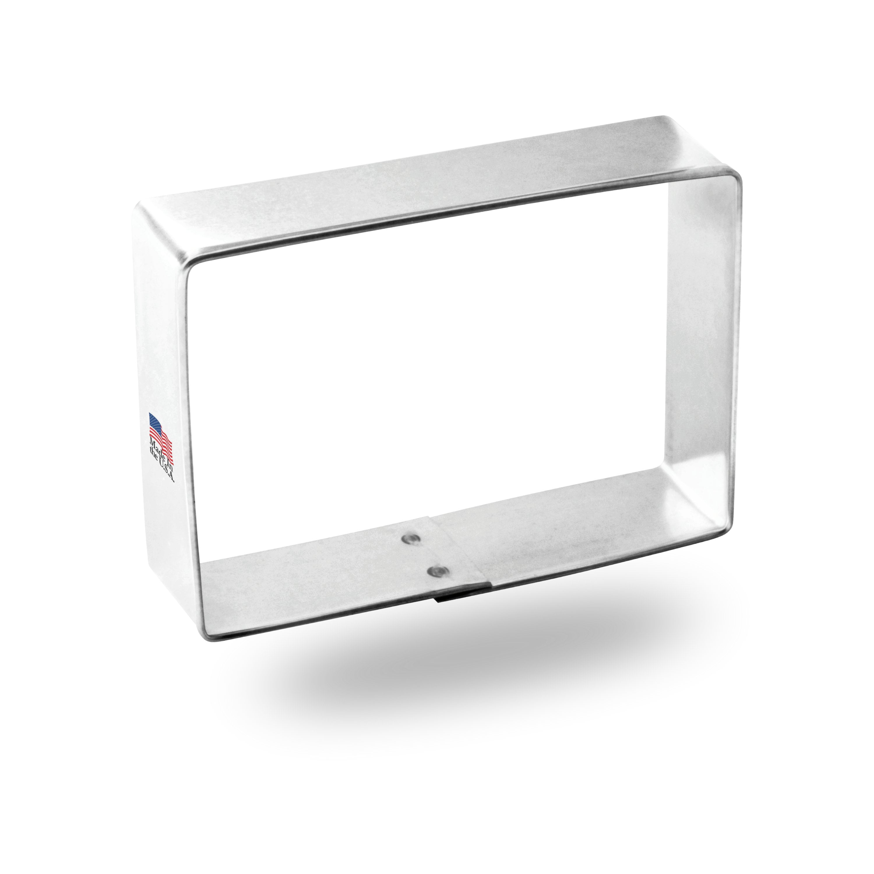 Rectangle Cookie Cutter 3 in by 2 in B704 - Foose Cookie Cutters - USA ...