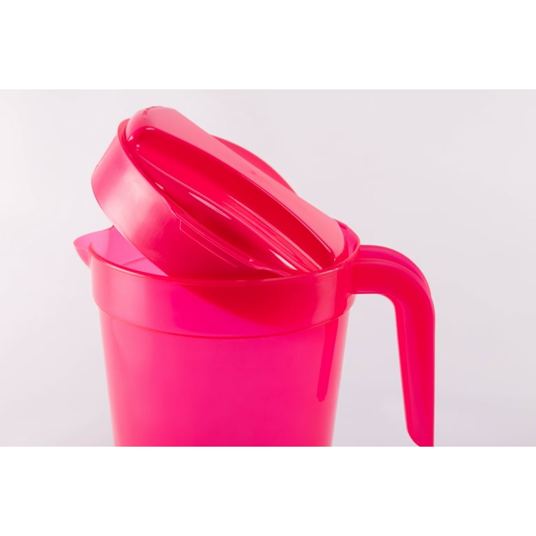 Pink Plastic Pitcher