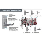CrownWall PVC SlatWall Panels Garage Organizer Wall Mount with 10-pc ...
