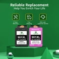 Tonerkingdom 2PK Replacement for HP 901XL Ink Cartridge Set: 1 Black ...