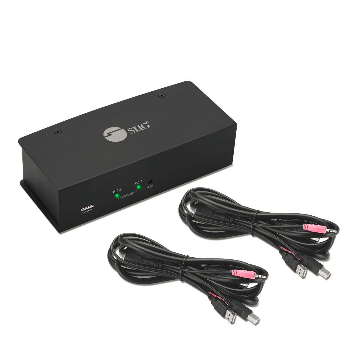 Siig 2X1 Dual View Usb Hdmi Kvm Switch - 4K 30Hz - Walmart.com