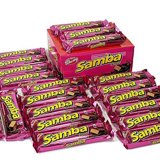 SAMBA Strawberry Chocolate Covered Cookies with Cream Filling, 20 Units ...