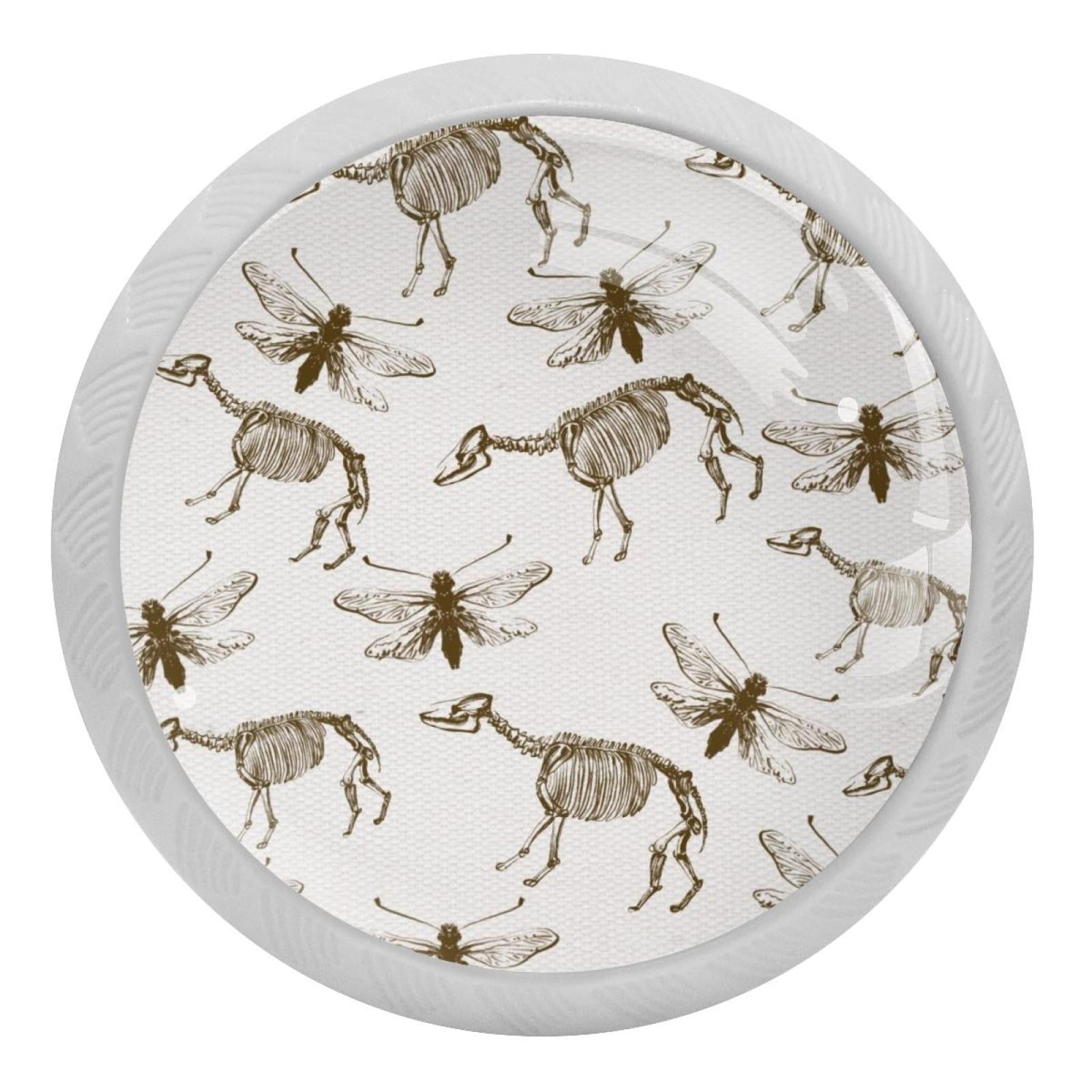 4PCS Round Insect Cabinet Fluorescence Knob Glowing in the Dark ...