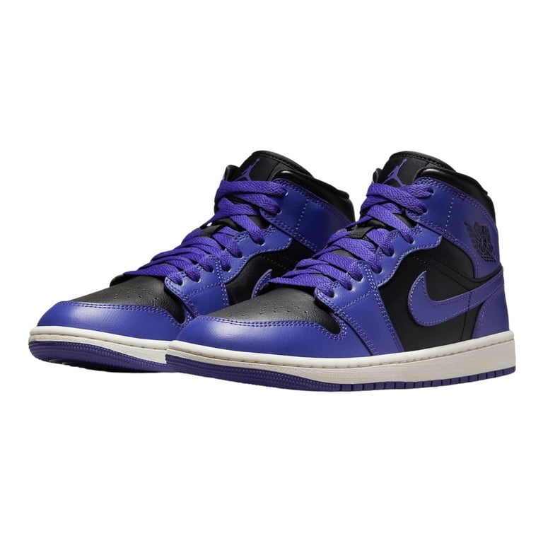 Jordan 1 Mid Women Black/Dark Concord-Sail BQ6472-051 7 Jordan 1 Mid Women Black/Dark Concord-Sail BQ6472-051 7