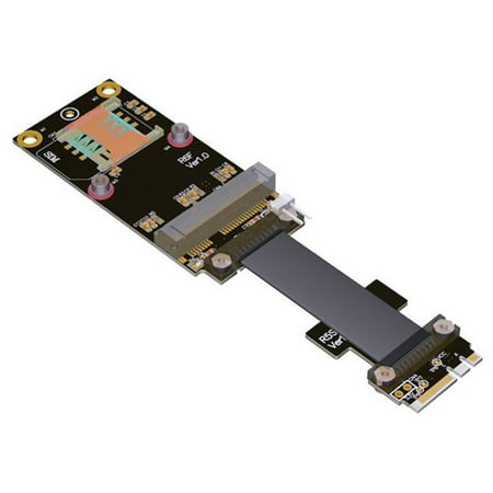 MPCIe to M.2 Key A.E. Extension Cable , Mini Pcie MPCI-E Card to NGFF M2 A.E. Slot Extension ...