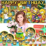 The Simpsons Party Supplies Decor Decorations Plates Backdrop ...