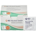 Alcohol Prep Pad BD Isopropyl Alcohol, 70% Individual Packet 1 X 3/4 ...