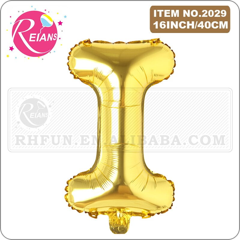 Globos de aluminio inflables con letras doradas y números, suministros ...