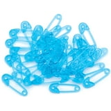 Mini Plastic Safety Pin Baby Shower Favor Charms, 1.5 in, Blue, 40ct ...