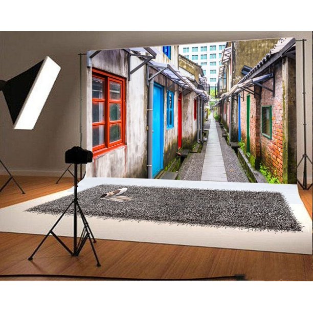 MOHome Old House Backdrop 7x5ft Photography Background Door Window ...