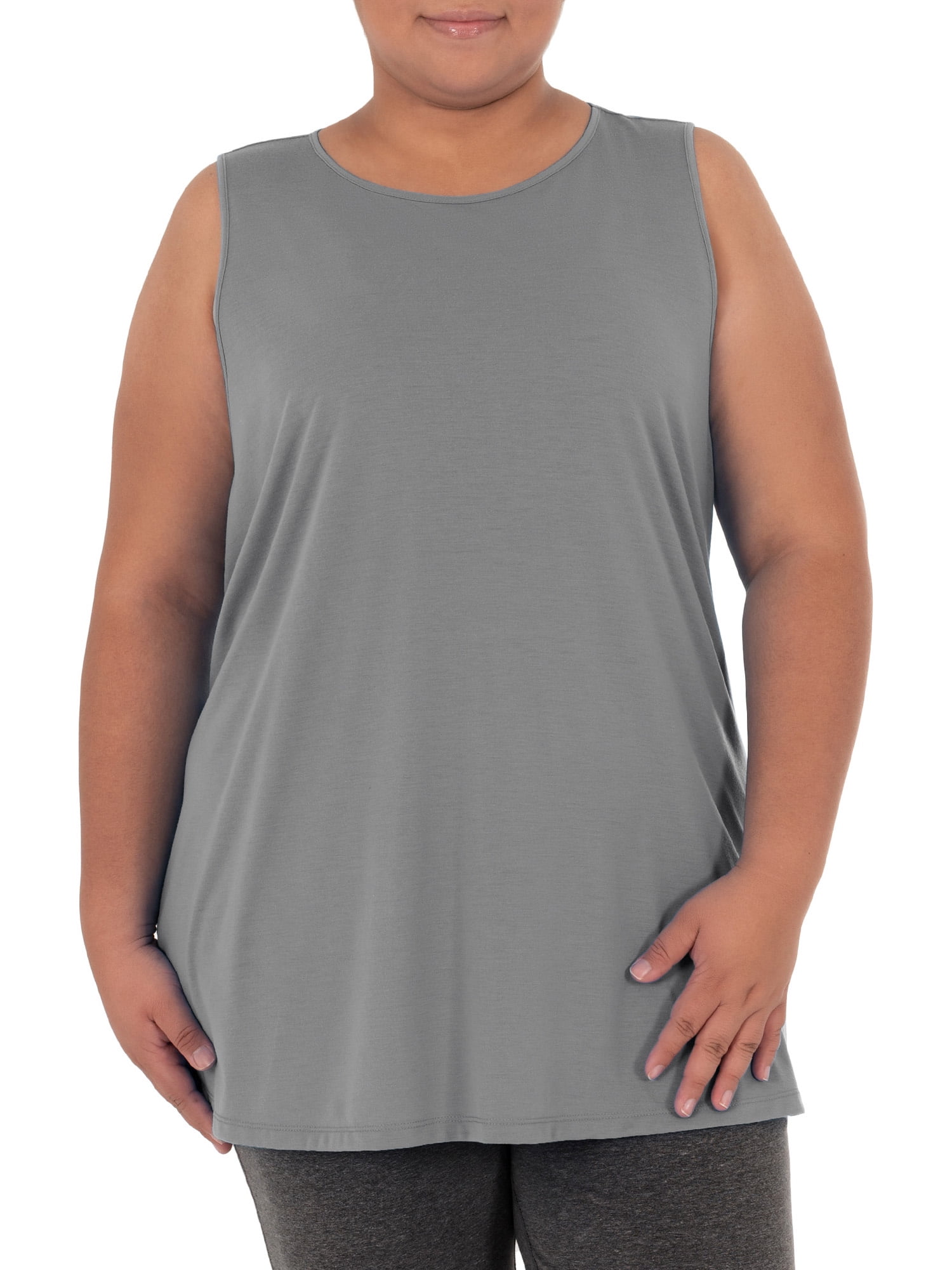 Athletic Works Women's Plus Active Muscle Tank - Walmart.com