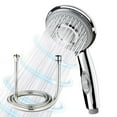 Hand Held Shower Head With Water Stop Five Speed Three Functions