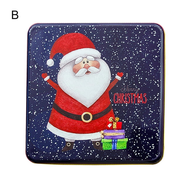 Yesbay Christmas Tins Boxes Durable Wrought Iron Sturdy Rust Resistant ...